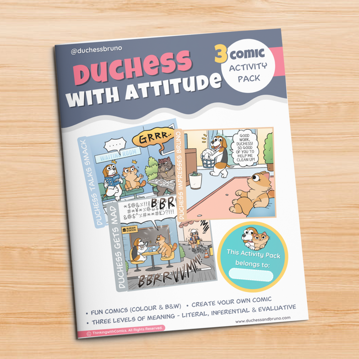 Comic Activity Packs – Duchess and Bruno