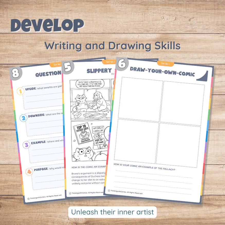 Slippery Slope Fallacy Activity Pack – Duchess and Bruno